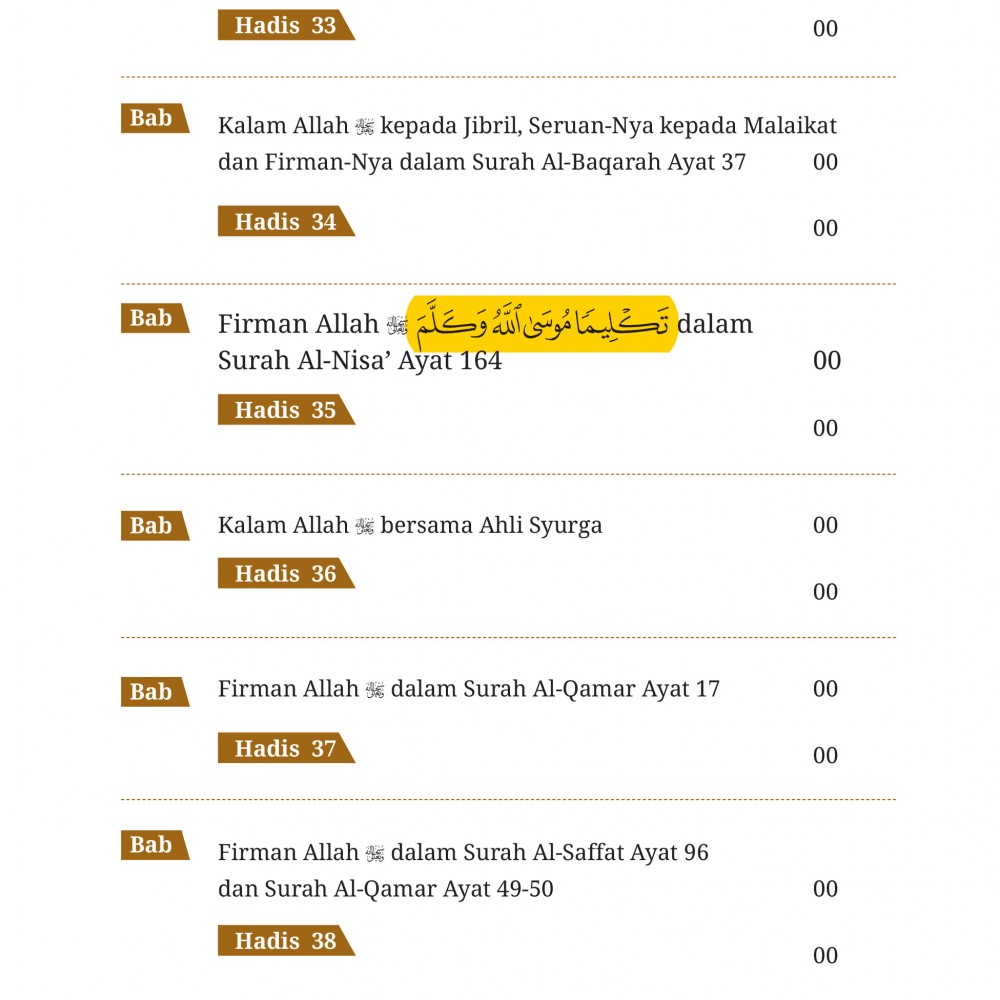 40 Hadis Sahih tentang Akidah