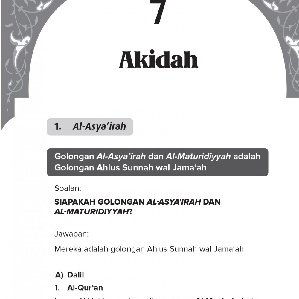 Kekeliruan Umat; Inilah Jawapannya (EDISI KEMAS KINI)